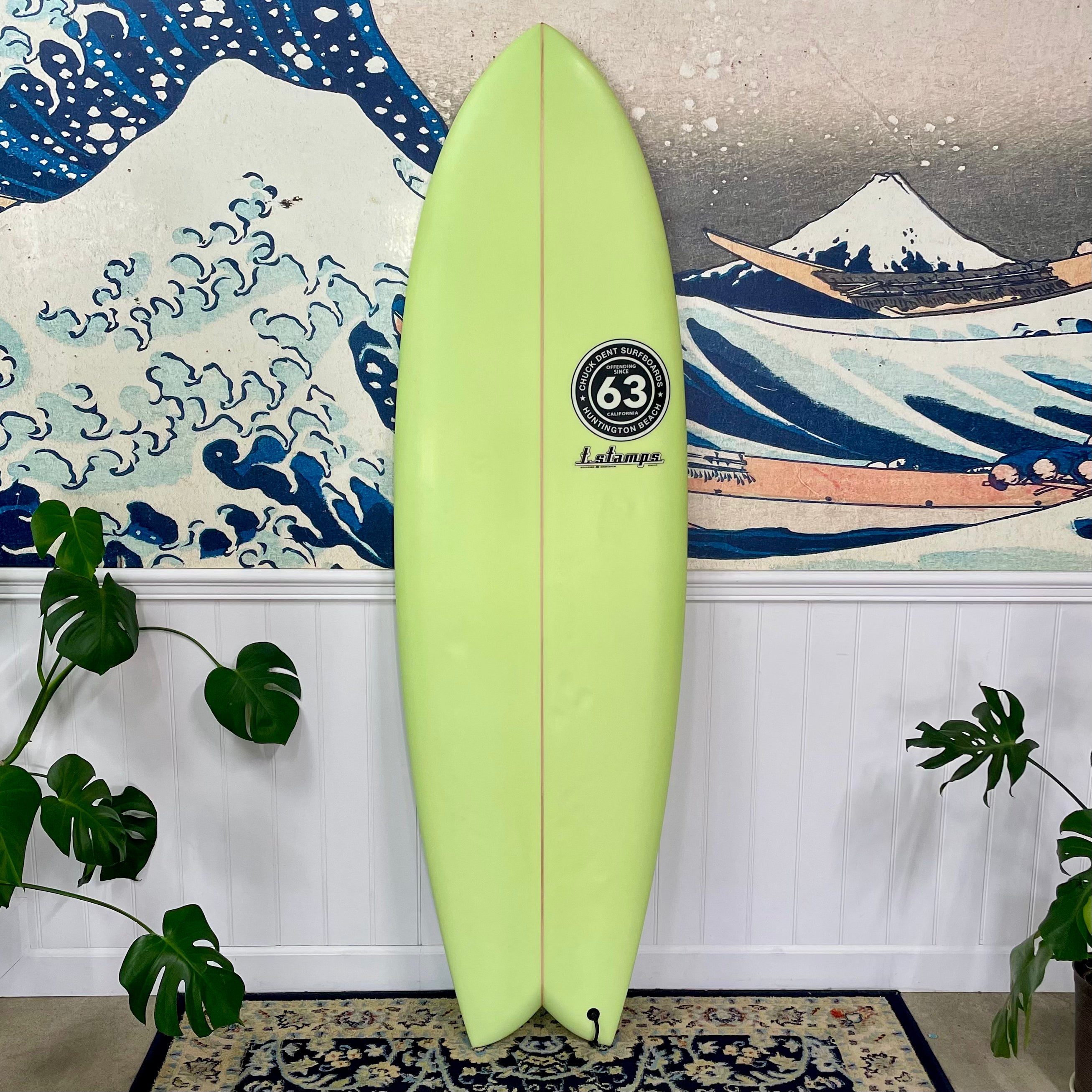 Used Chuck Dent | 6'6" Stamps Fish – Icons of Surf